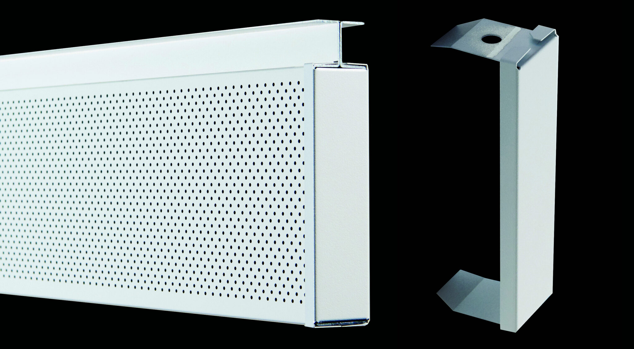 Ceiling panel end caps are field cut - Metal Architecture