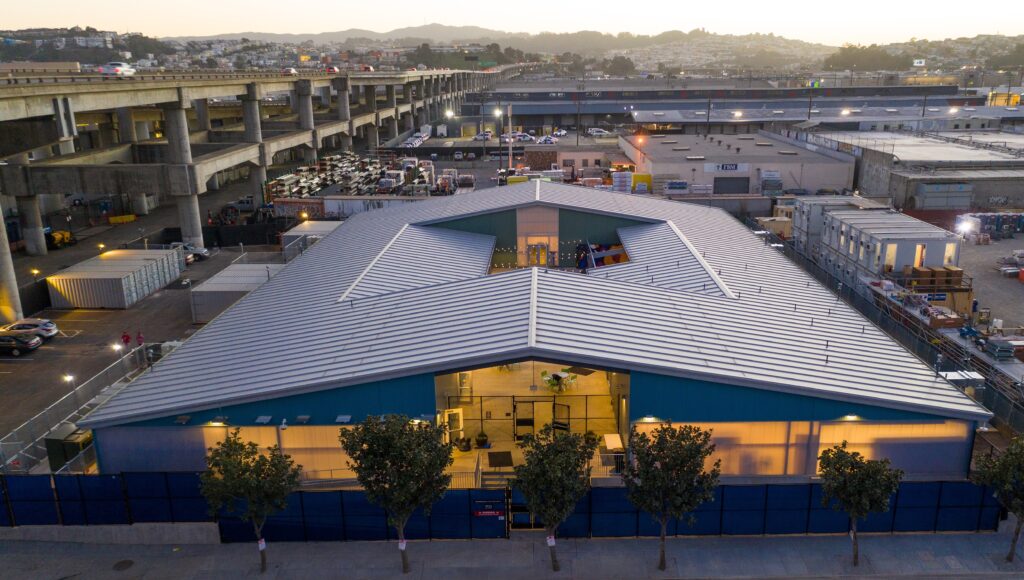 Safe Haven for People without Homes - Metal Architecture