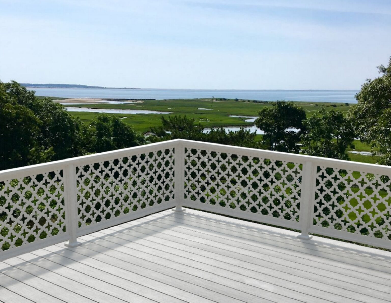 Railing infill panels come in aluminum, stainless steel - Metal ...