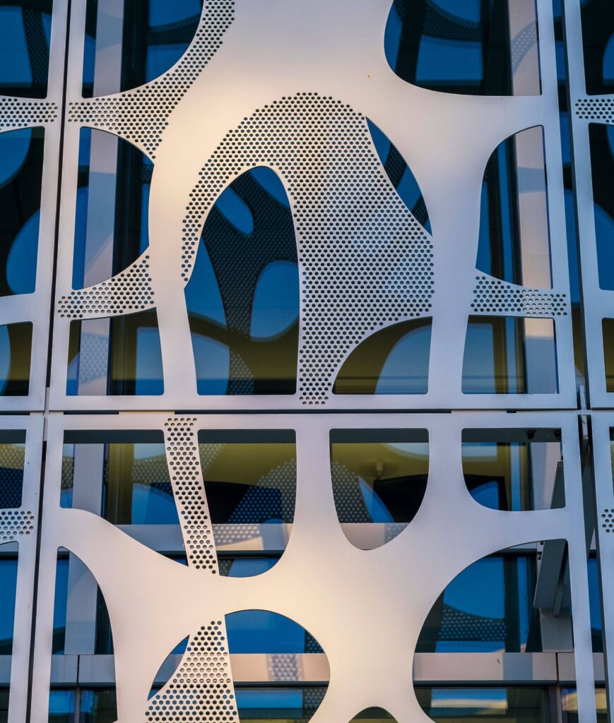 Biomorphic Sunscreen - Metal Architecture