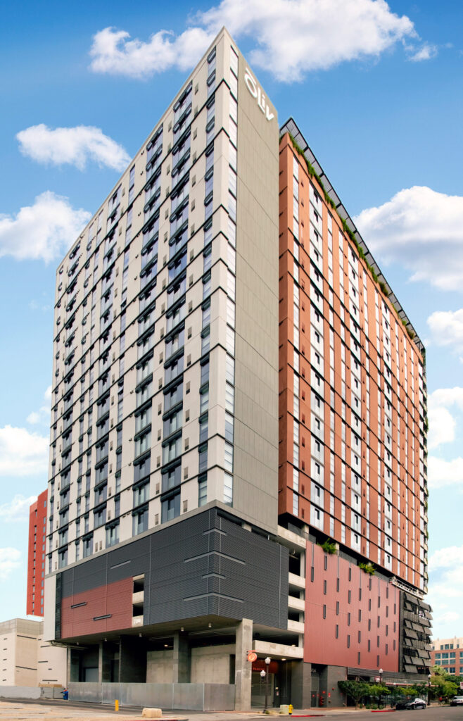 oLiv Tempe mixed-use building at Arizona State University, Tempe Ariz ...
