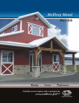 McElroy Metal releases updated Max-Rib brochure - Metal Architecture