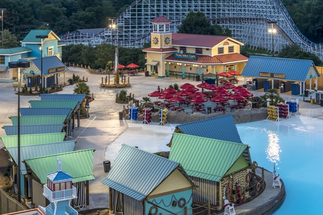 Market Feature - Colorful roofs clad amusement park - Metal Architecture