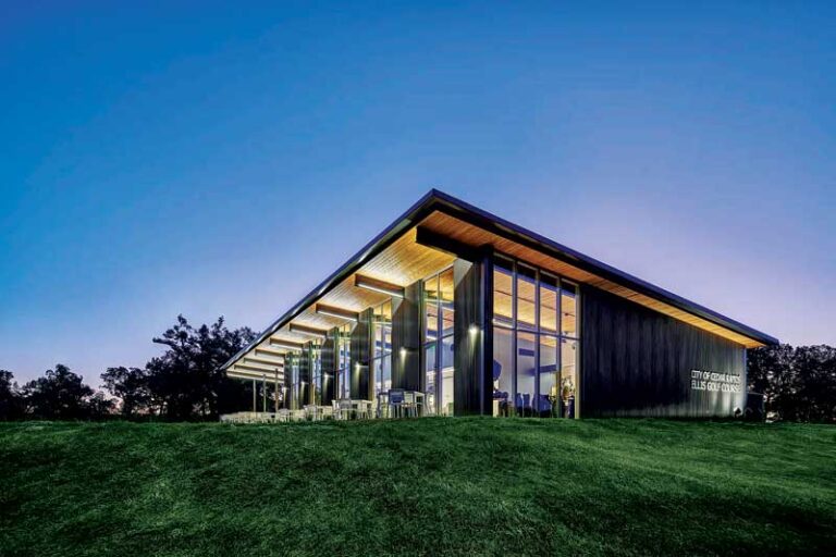 A Clubhouse With a View - Metal Architecture