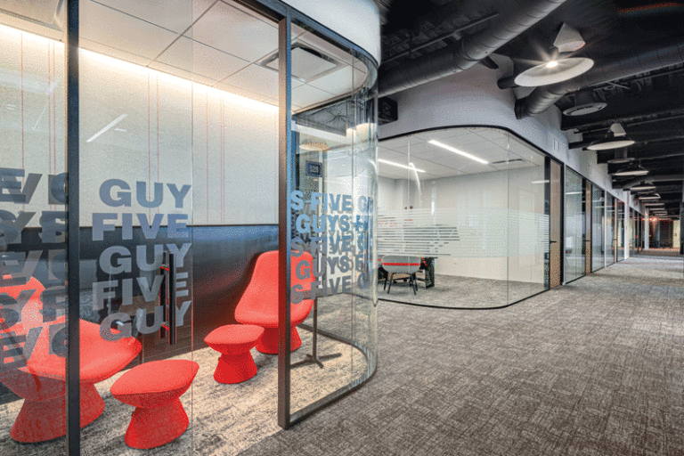 Five Guys HQ Features Sleek Metal Ceilings - Metal Architecture