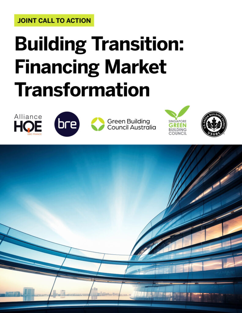 Green building alliance launches call for sustainable finance action ...